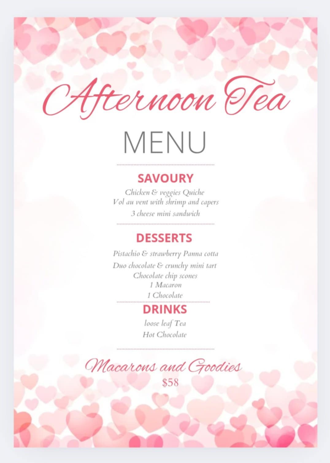 Royal High Tea party - Macarons & Goodies