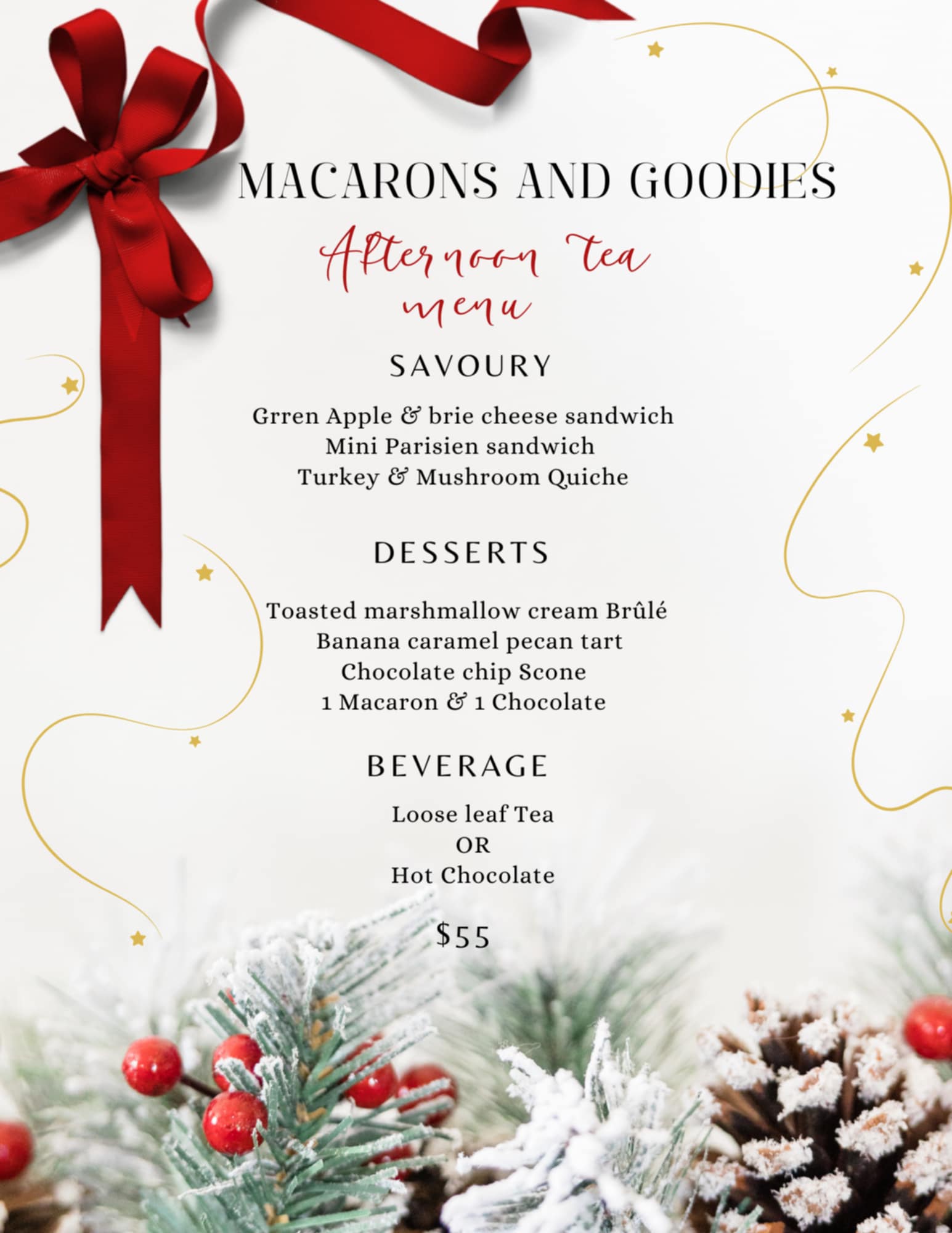 Royal High Tea party - Macarons & Goodies