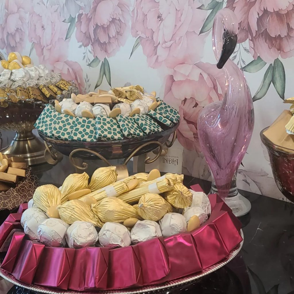 Custom Chocolate tray Arrangement - Macarons & Goodies