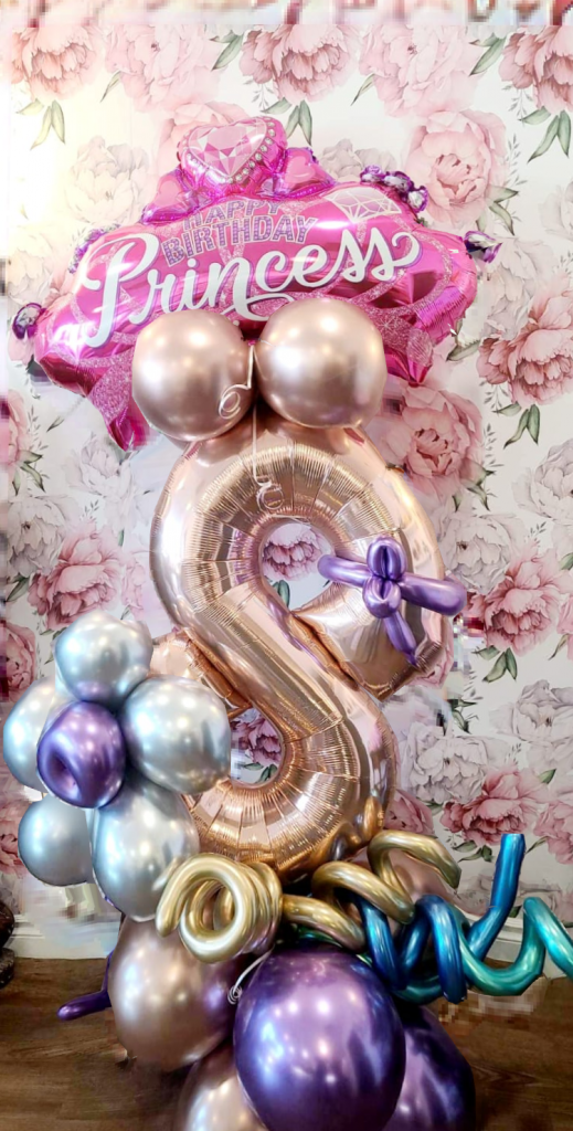 Balloons Number Arrangement - Macarons & Goodies